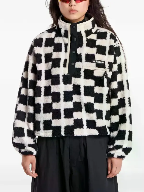 Columbia Helvetia Ii Printed Cropped Sweater - Black