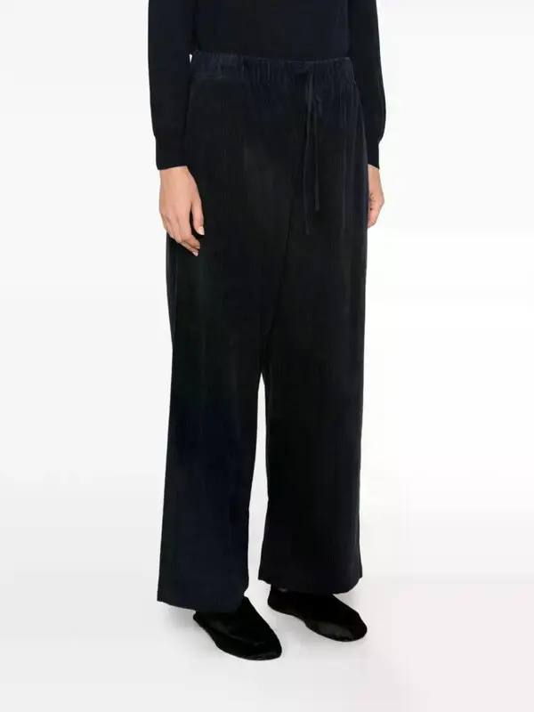Apuntob Corduroy Drawstring-waist Trousers