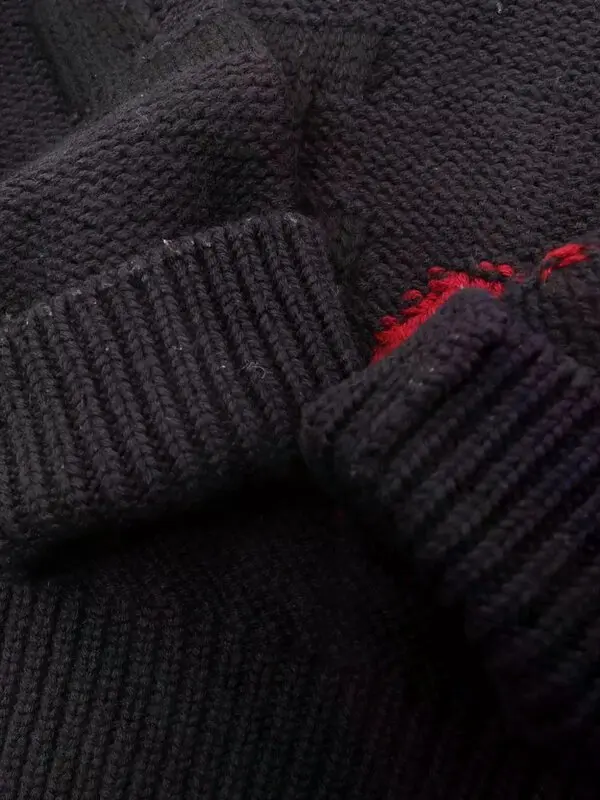 Givenchy 2010s Logo Knit Sweater
