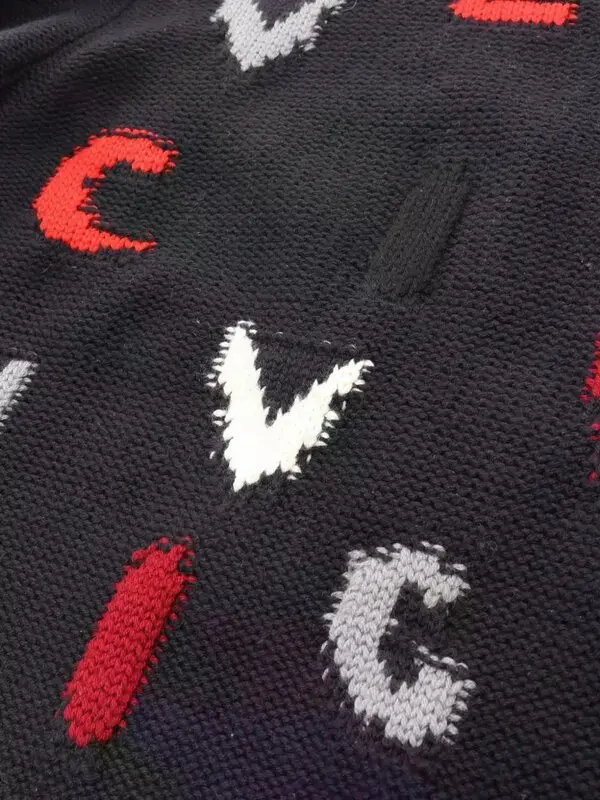 Givenchy 2010s Logo Knit Sweater