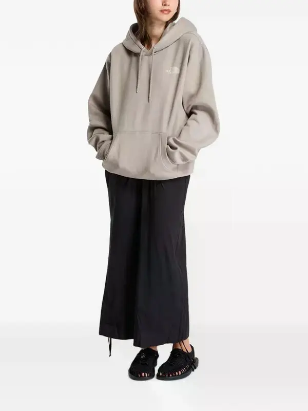 The North Face Logo-embroidered Hoodie - Neutrals