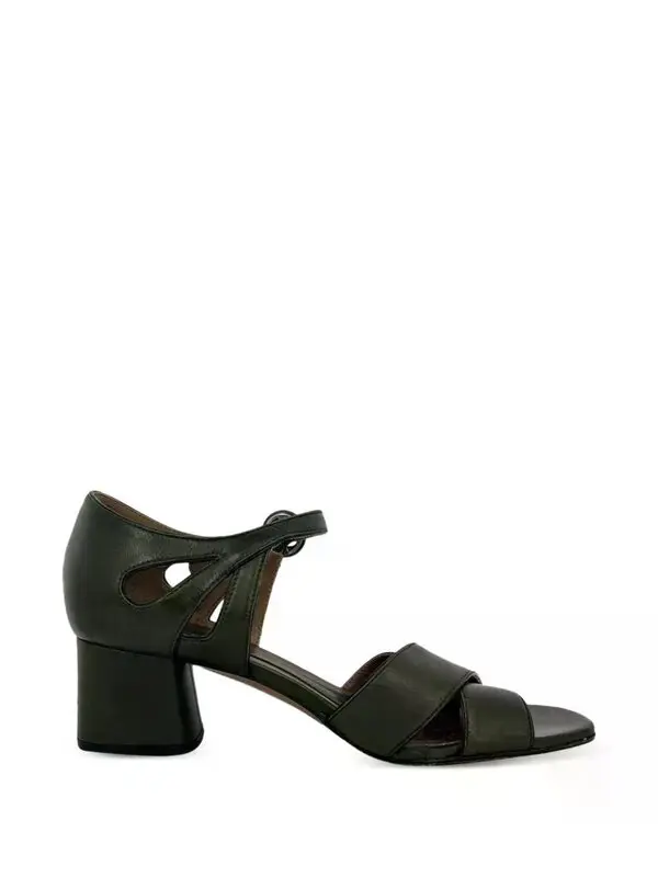 Marni 2020s Block-heel Sandals - Green