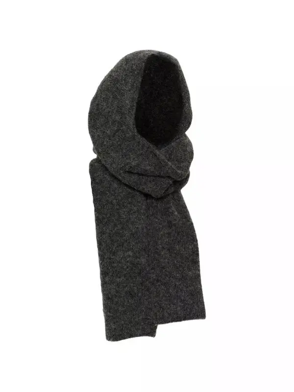 GESTUZ Alpha Hooded Scarf - Grey