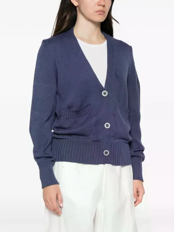 INTRECCI V-neck Knitted Cardigan