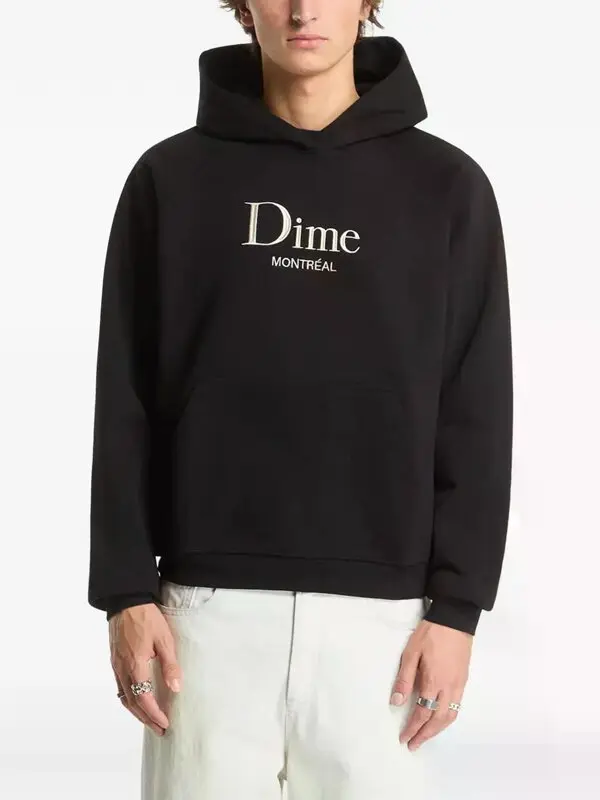 DIME Classic Mtl Logo-embroidered Hoodie