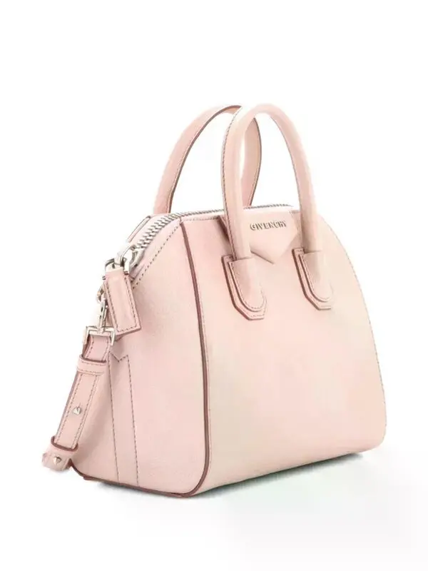 Givenchy Antigona Bag Leather Mini Crossbody Bag - Baby Pink