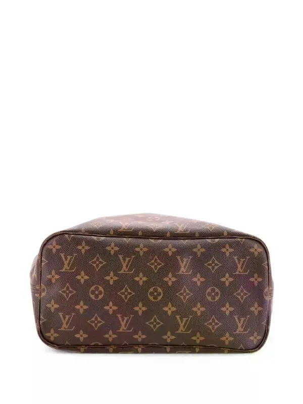 LOUIS VUITTON Neverfull Nm Monogram Canvas Mm Tote Bag - Brown