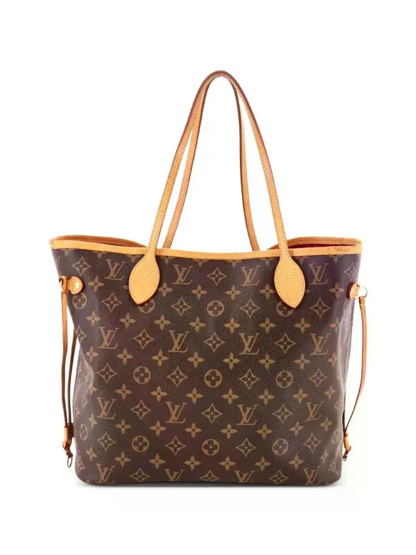 LOUIS VUITTON Neverfull Nm Monogram Canvas Mm Tote Bag - Brown