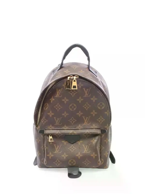 LOUIS VUITTON 2019 Palm Springs Pm Monogram Patterned Backpack - Brown