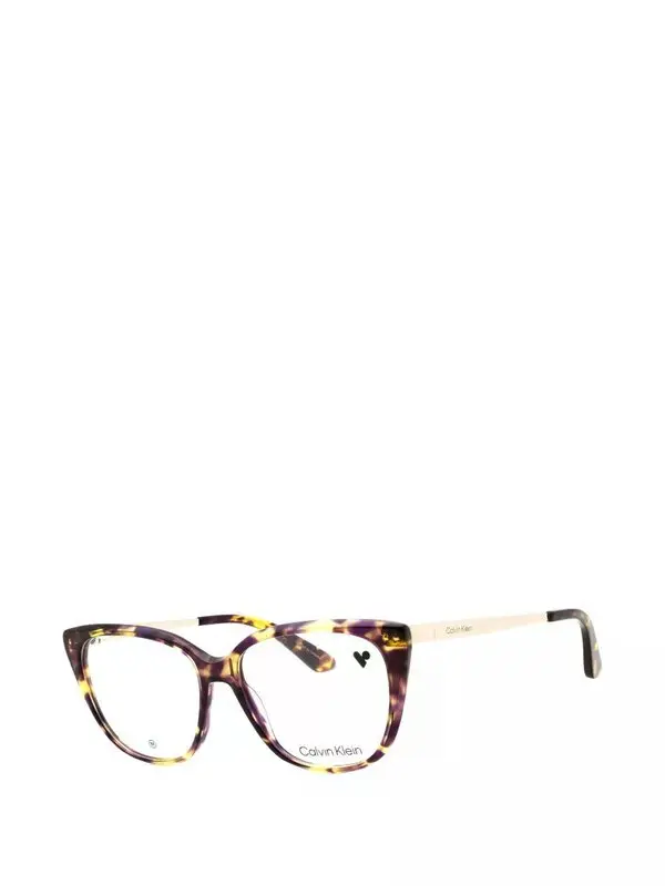 Calvin Klein Tortoiseshell-effect Cat-eye Glasses