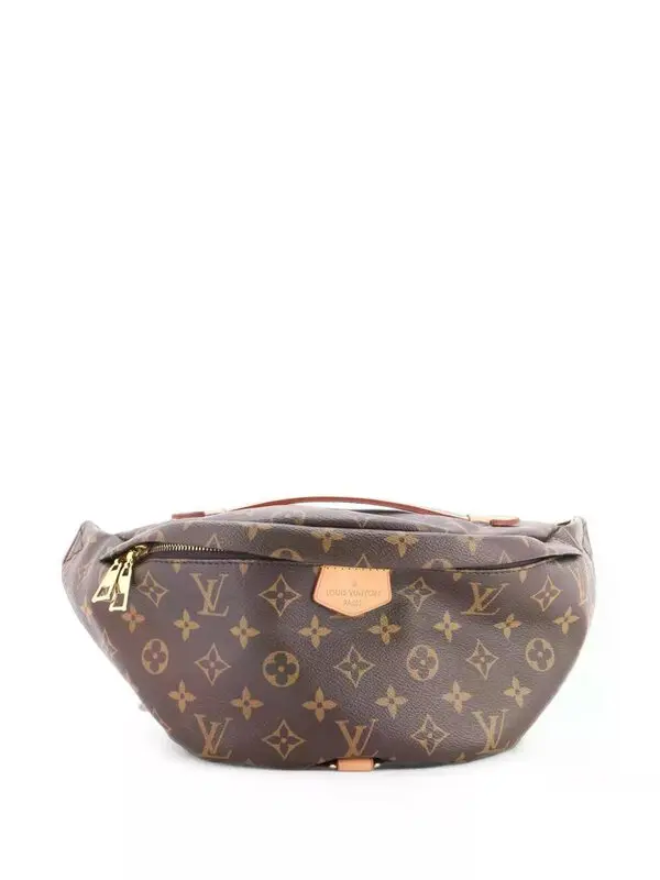 LOUIS VUITTON Bum Bag Monogram Canvas Belt Bag - Brown