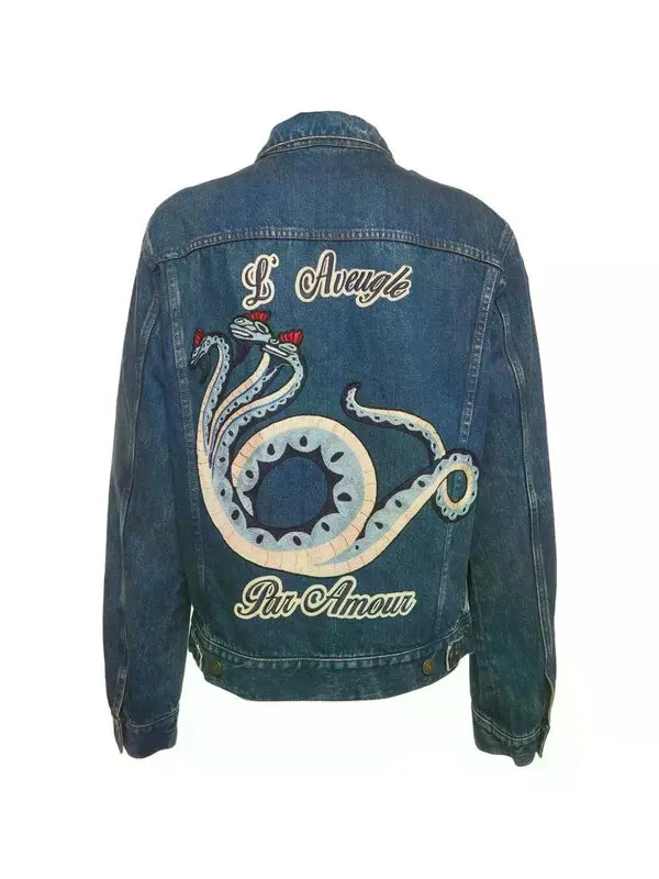 Gucci L'aveugle Par Amour Denim Jacket