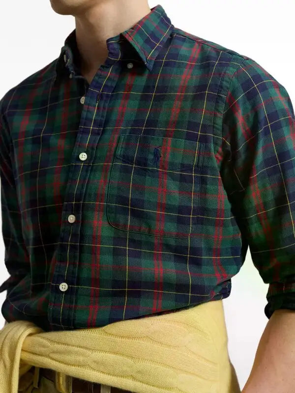Polo Ralph Lauren Oxford Tartan Check Shirt - Blue