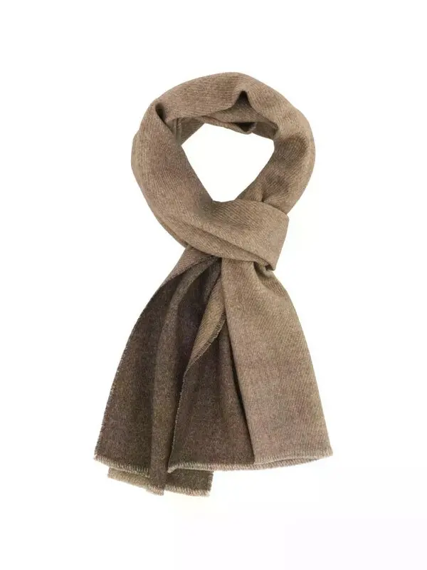Boggi Milano Scarf In Wool With Drill Reinforcement