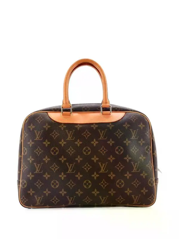 LOUIS VUITTON Deauville Monogram Canvas Handbag - Brown