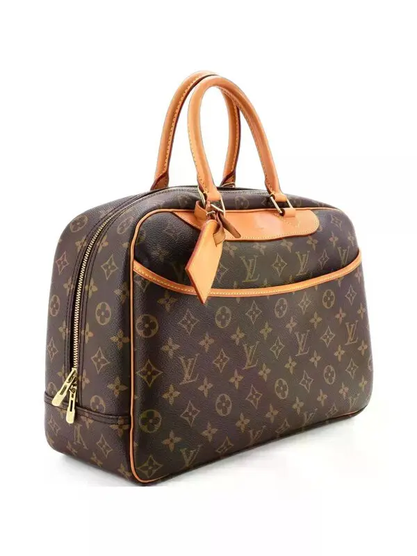 LOUIS VUITTON Deauville Monogram Canvas Handbag - Brown