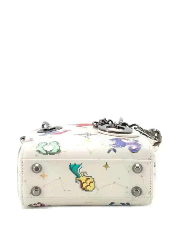 Dior Lady Bag Pixel Zodiac Printed Calfskin Mini Shoulder Bag