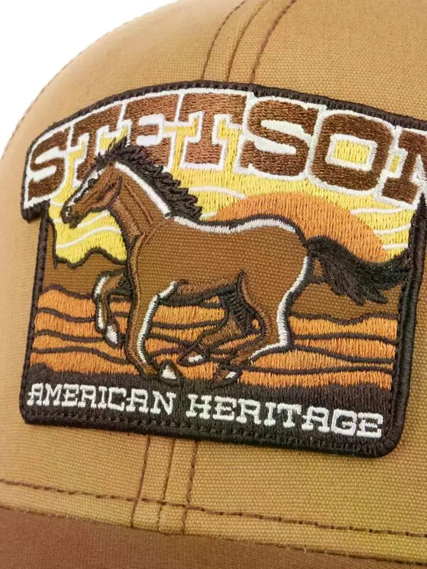 Stetson Logo-patch Mesh-panel Baseball Cap
