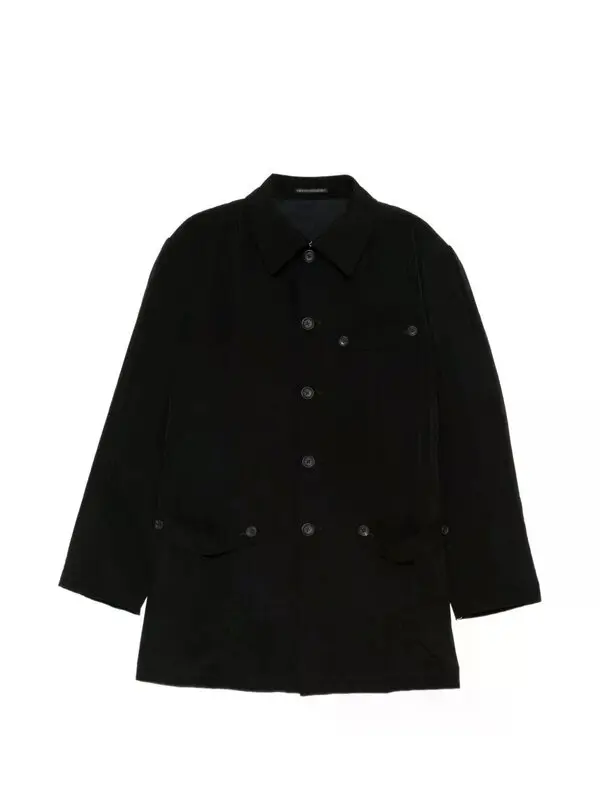 Yohji Yamamoto Tab-detail Padded Jacket