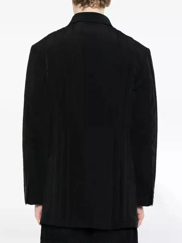 Yohji Yamamoto Tab-detail Padded Jacket
