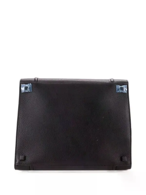 Celine Phantom Bag Grainy Leather Large Tote Bag - Black