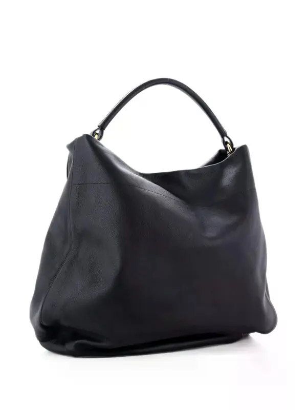 Prada Slouch Leather Large Hobo Bag
