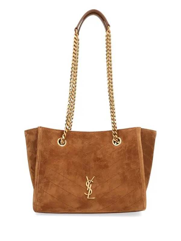 Saint Laurent Niki” Small Shopping Bag - Brown