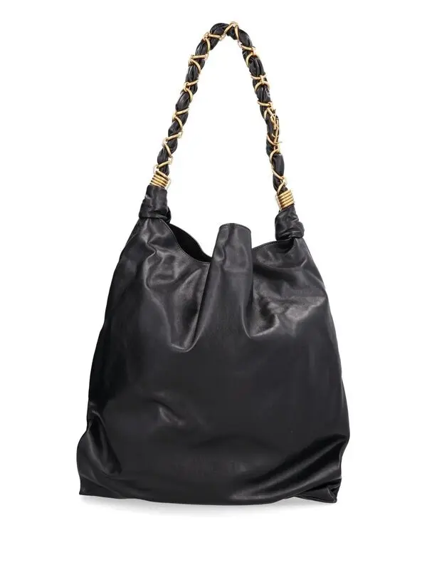 Saint Laurent Medium Amalia Hobo Bag - Black