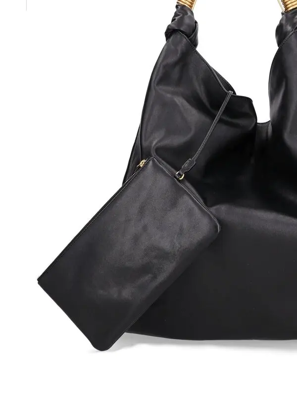 Saint Laurent Medium Amalia Hobo Bag - Black