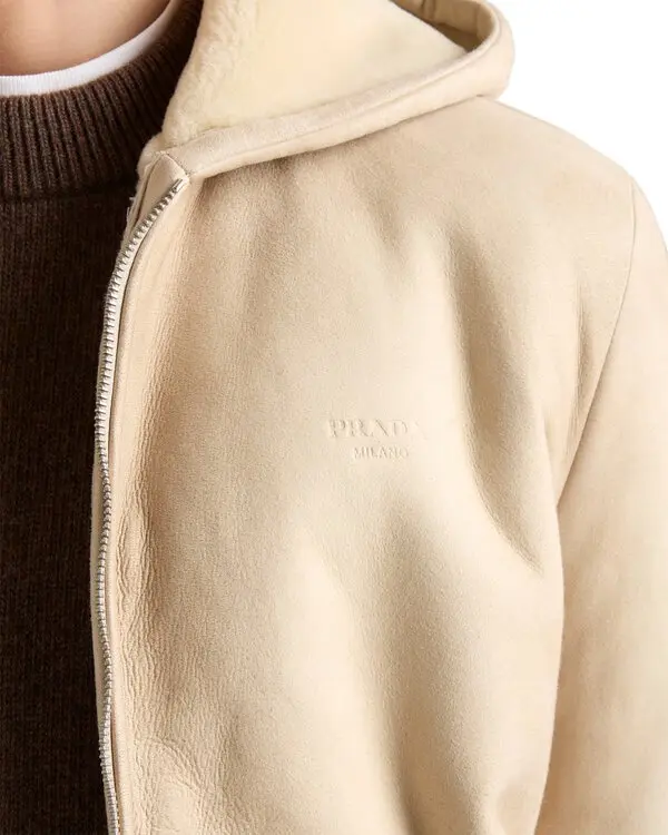 Prada Shearling Bomber Jacket
