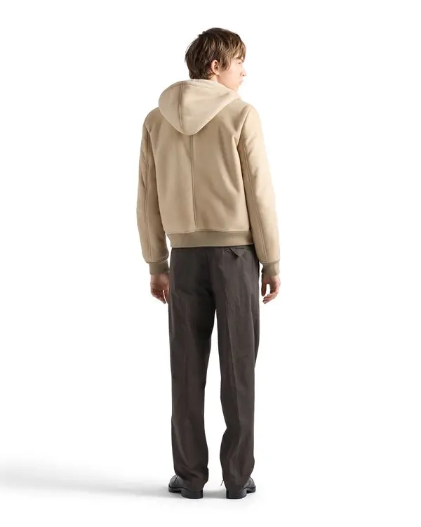 Prada Shearling Bomber Jacket