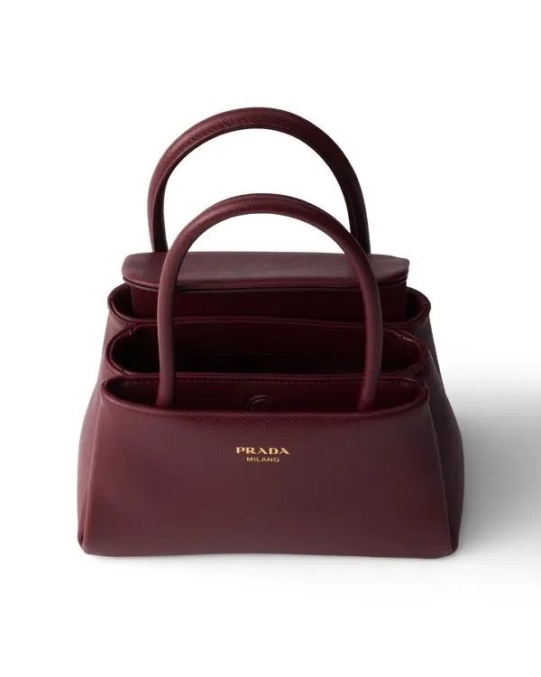 Prada Passage Saffiano Leather Mini Handbag