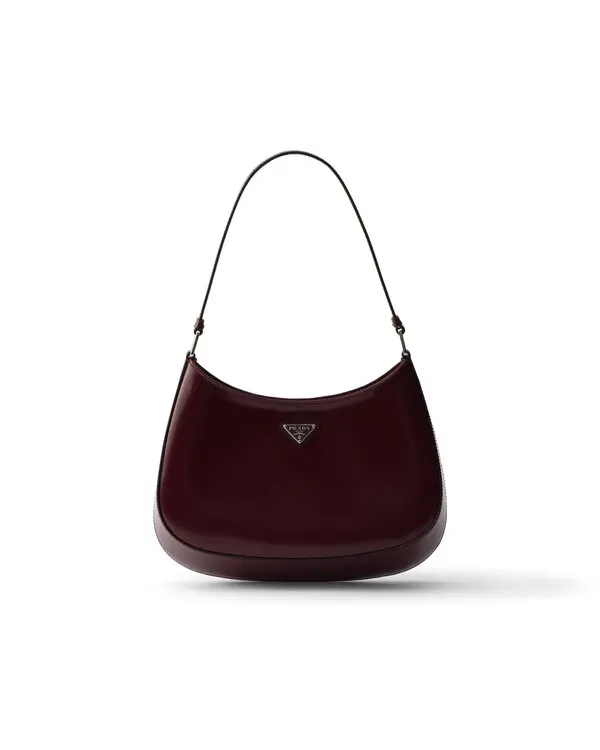Prada Cleo Brushed Leather Shoulder Bag
