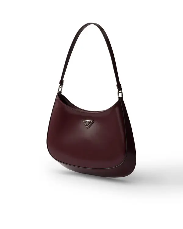Prada Cleo Brushed Leather Shoulder Bag