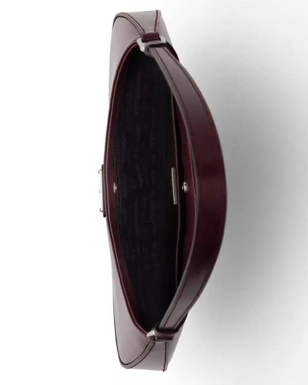 Prada Cleo Brushed Leather Shoulder Bag