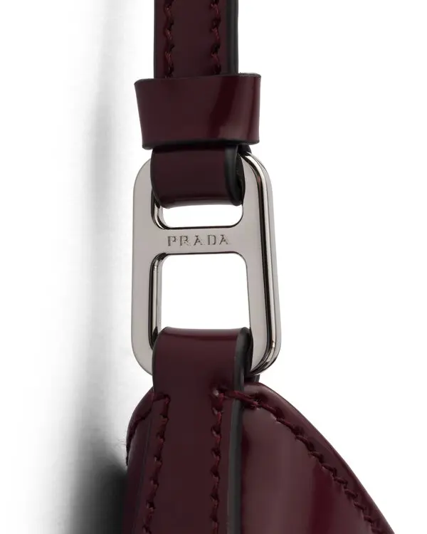 Prada Cleo Brushed Leather Shoulder Bag