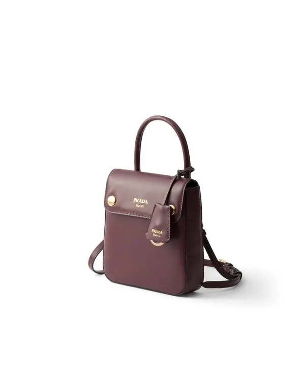 Prada Carry Mini Leather Handbag