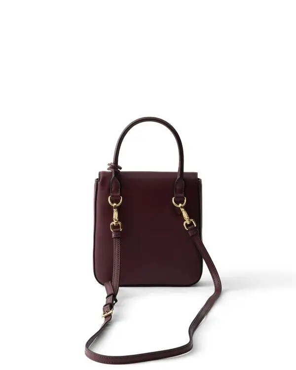Prada Carry Mini Leather Handbag