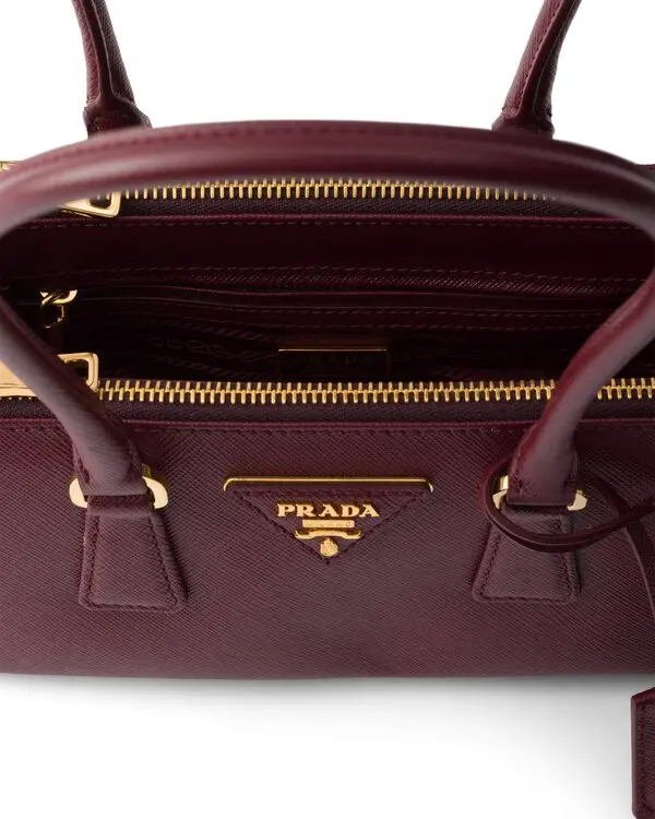 Prada Galleria Saffiano Leather Mini-bag - Red