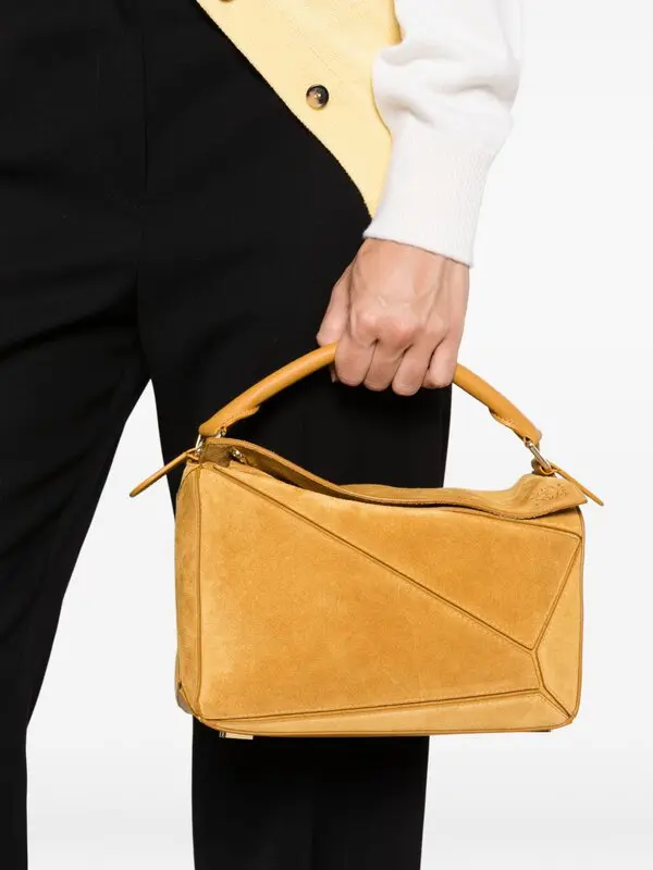 Loewe Puzzle Featherlight Small Leather Handbag