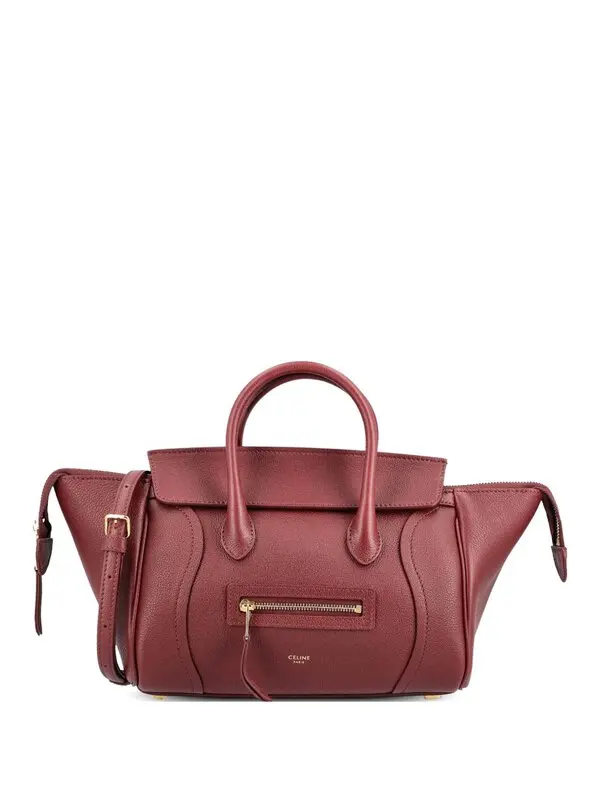 Celine Luggage Medium Leather Tote