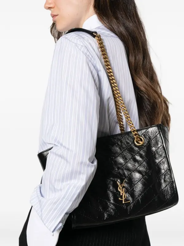 Saint Laurent Niki Small Leather Tote Bag