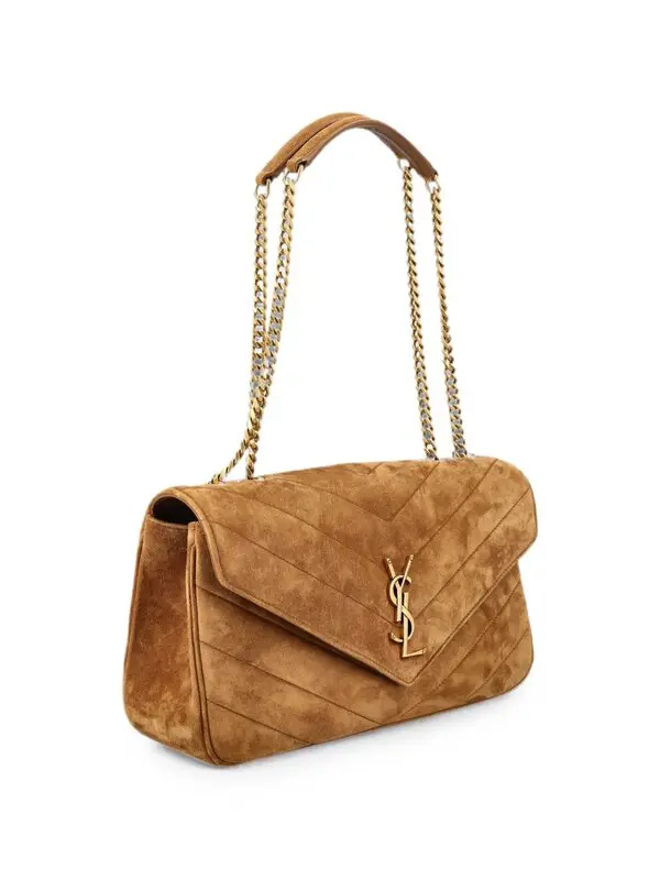Saint Laurent Loulou Medium Leather Shoulder Bag
