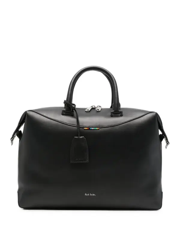 Paul Smith Leather Duffle Bag - Multicolor