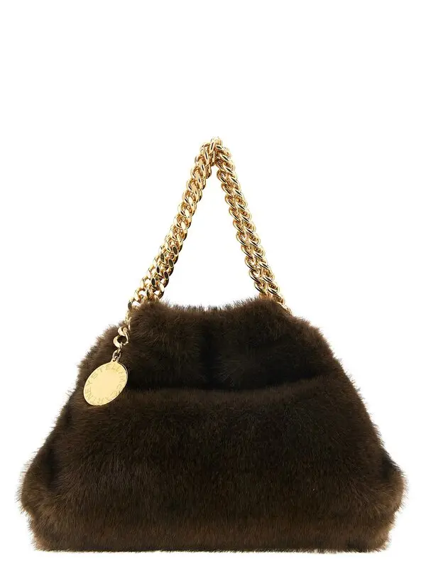 Stella McCartney Falabella Mini Drawstring' Handbag - Brown