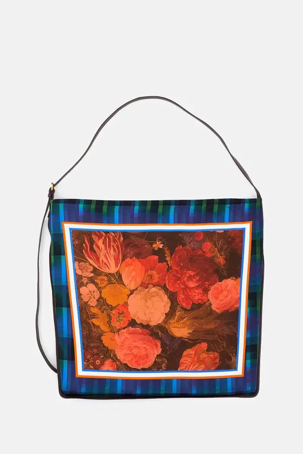 Dries Van Noten Printed Viscose Scarf Shoulder Bag - Multicolor