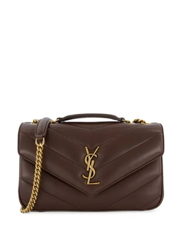 Saint Laurent Loulou Small Suede Leather Shoulder Bag - Multicolor