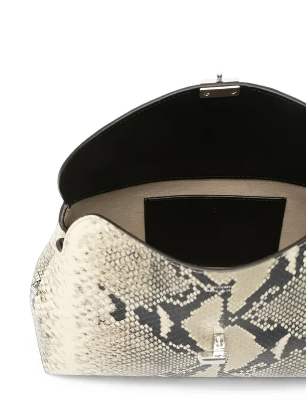 TOTEME T-lock Leather Clutch