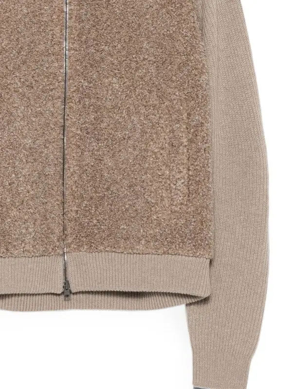 Herno Zip-up Knit Top