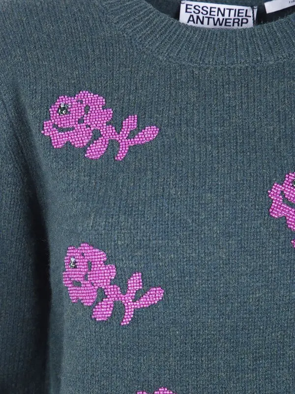 Essentiel Antwerp Korine Embroidered Sweater